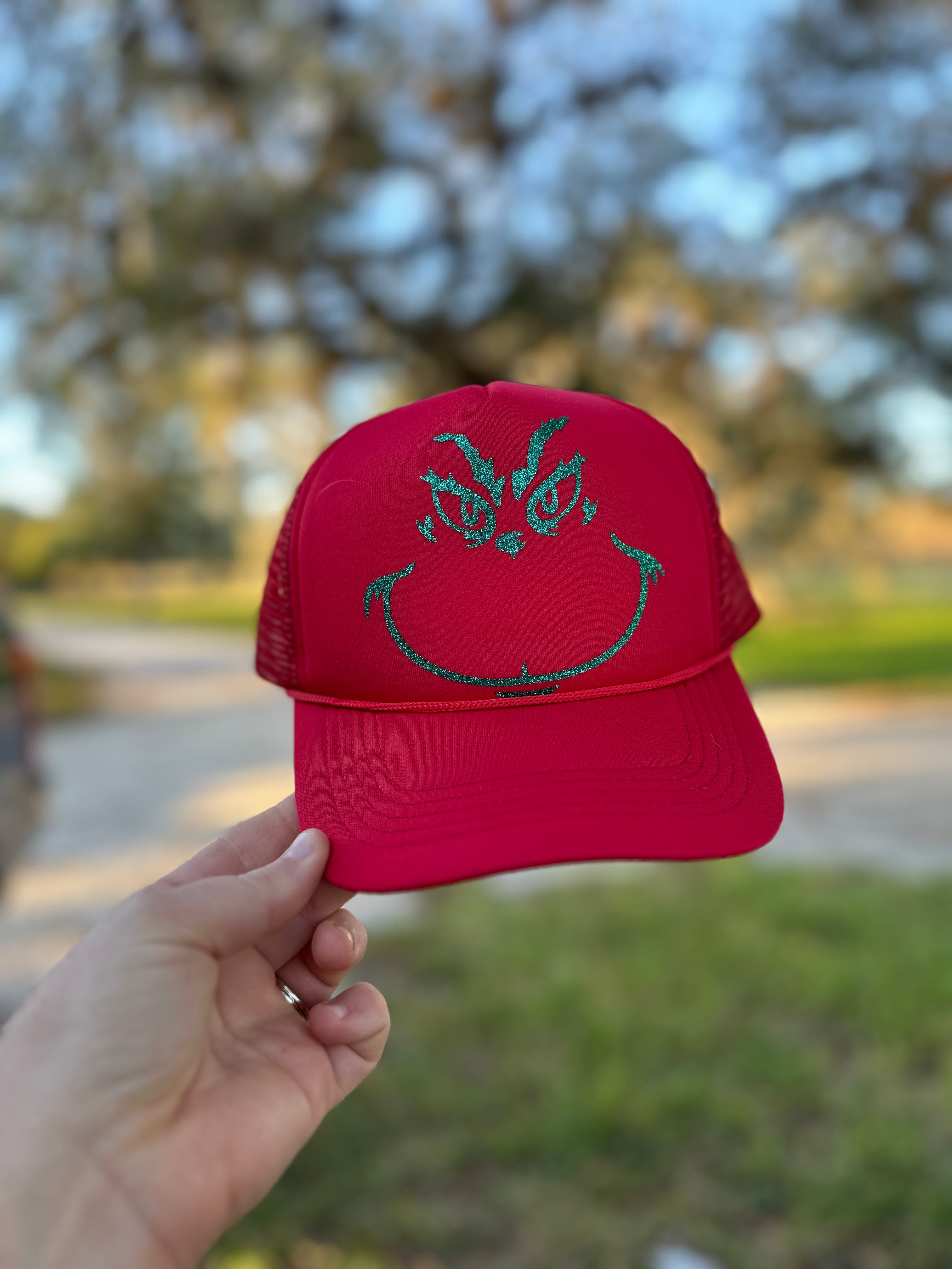 GRINCH TRUCKER – Cowgals Boutique